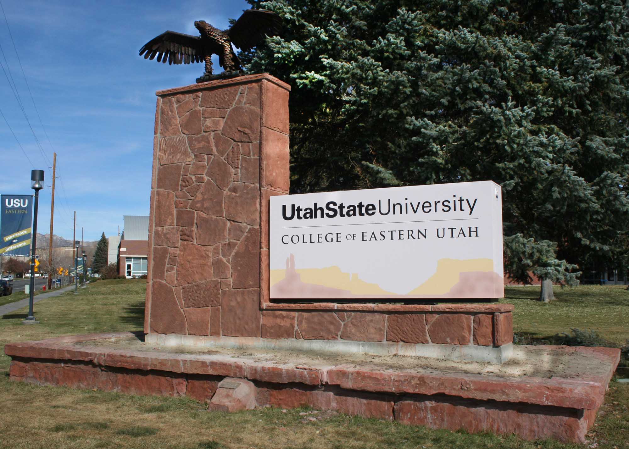 New Sign – USU Eastern Eagle
