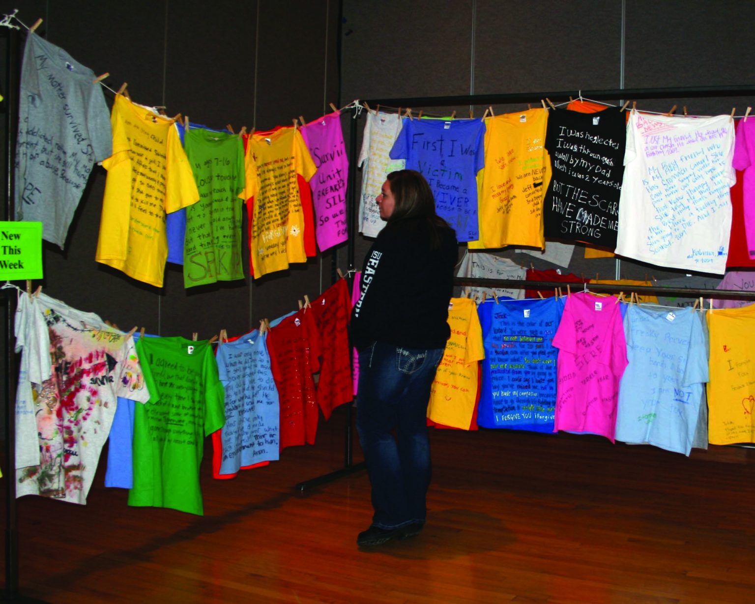 The 2013 Clothesline Project at USU Eastern – USU Eastern Eagle