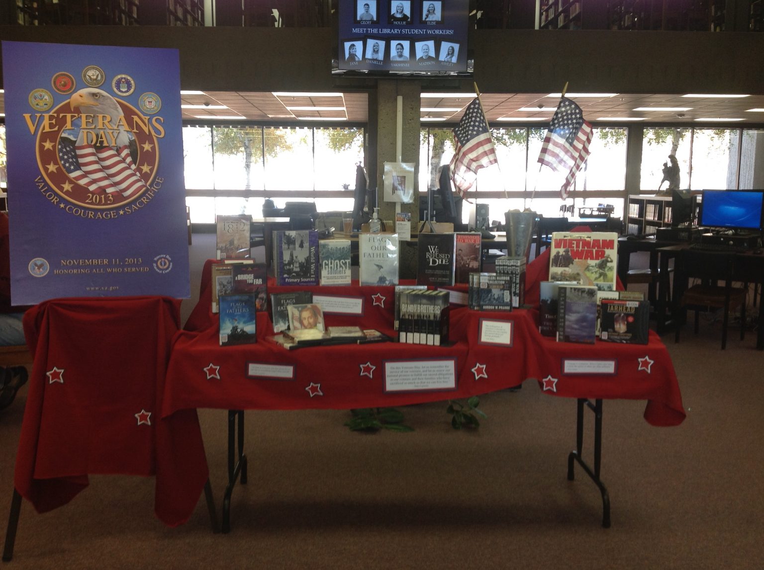 Veterans Day Display – USU Eastern Eagle