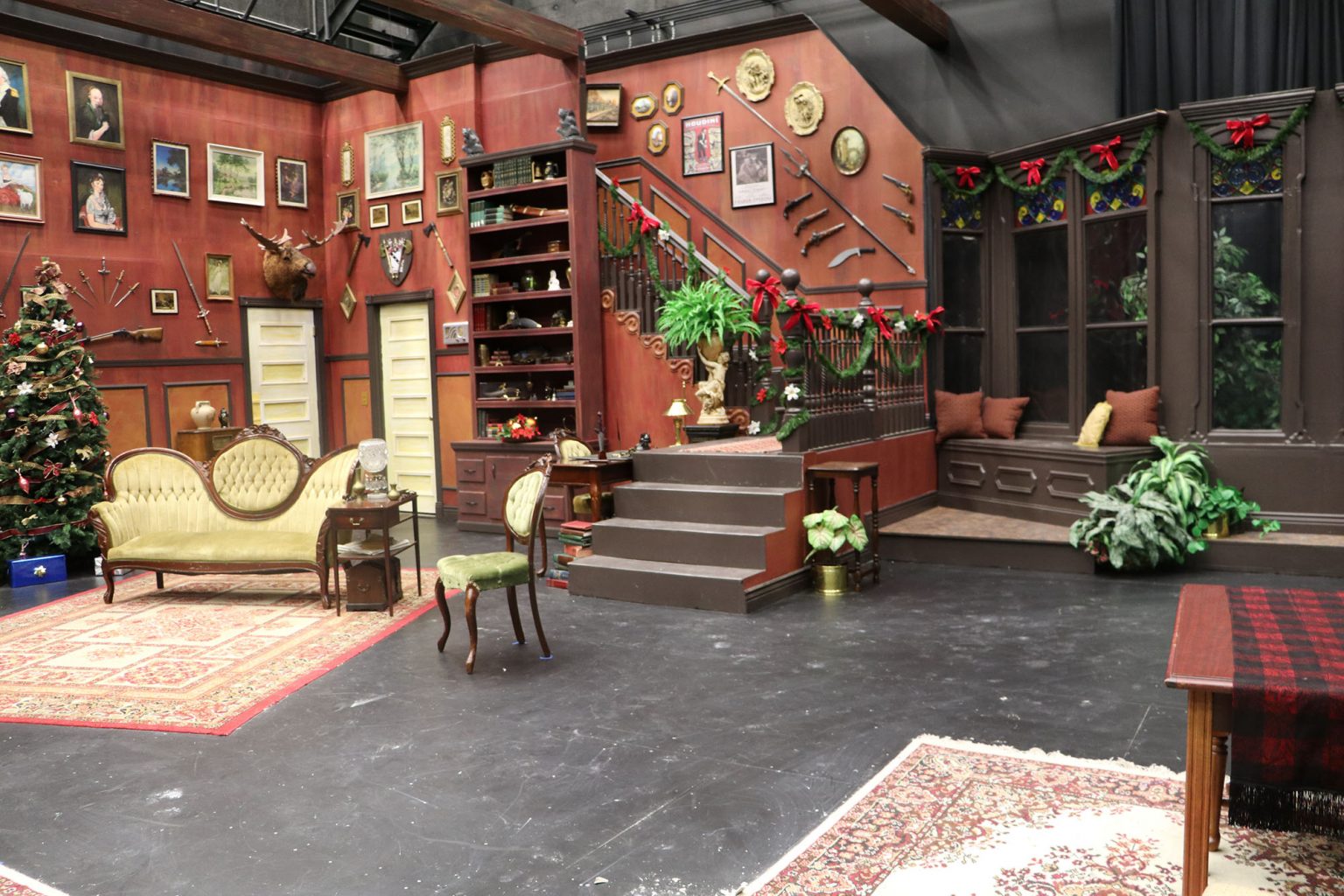 The visionary set for “Game’s Afoot” – USU Eastern Eagle