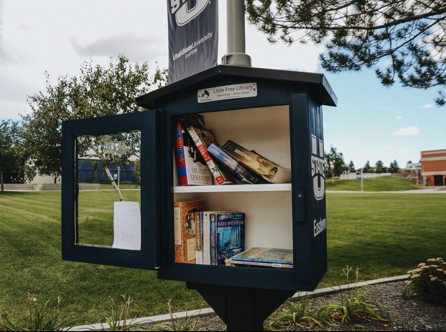 Eastern library, “Take one, leave one” – USU Eastern Eagle