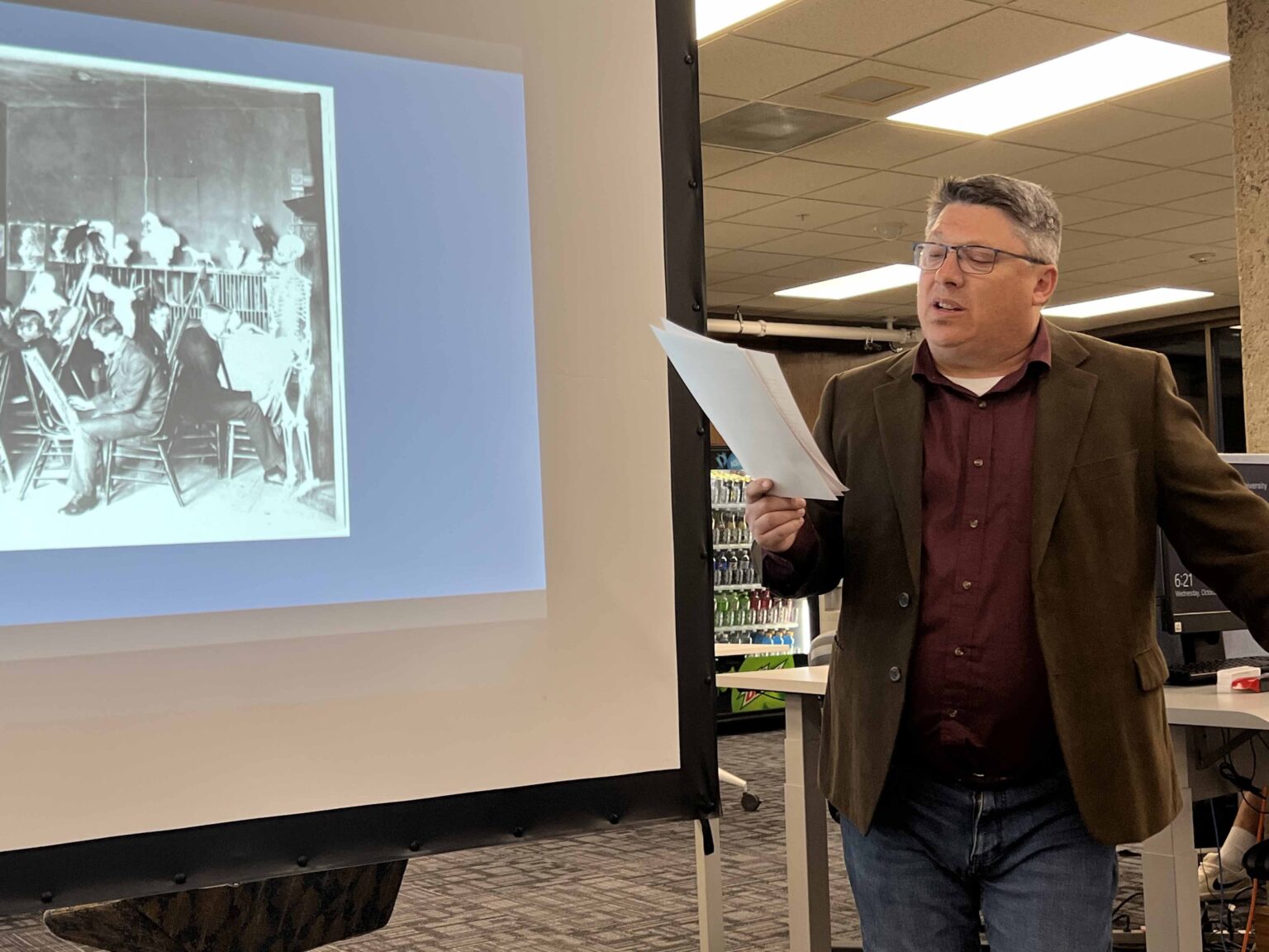 Eastern’s Noel Carmack gives a lecture on Pulp Fiction artist – USU ...